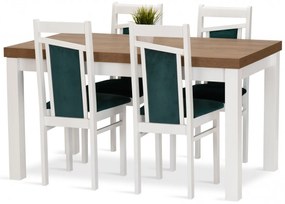 Jídelní sestava TOLA stůl + 4 židle