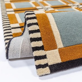Ručně tkaný vlněný koberec 160x230 cm Quadro Wool – Flair Rugs
