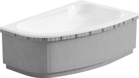 Mexen X-ST, polystyrenový plášť na rohovou vanu 240 cm, LED drážka, bílá, 55022-01