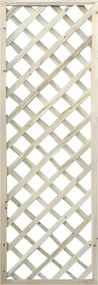 Mřížková zástěna, přírodní, dřevo, 60x120 cm, KALIFE TYP 1