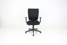 LDSEATING Židle kancelářská, LD-Lyra, černá, područky, synchro.m.