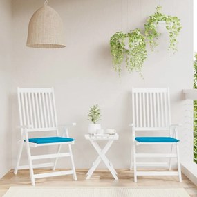 vidaXL Podušky na zahradní židli 2 ks 40x40x3 cm látka oxford [361029] Barva: antracitová