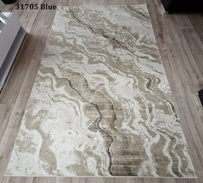 HU Moderní béžový koberec Glamour 31705-Blue Rozměr: 60x110 cm