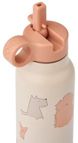 Liewood Láhev na pití Falk 350 ml Cats and Dogs Sandy