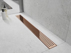 Mexen Flat M08 kryt na liniový odtok 70 cm, růžové zlato - 1625070