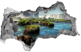 Wallmuralia Nálepka fototapeta 3D výhled Vodopád Igazu 95x73 cm