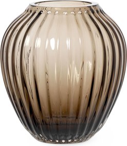 Váza Hammershøi skleněná 14 cm ořechová