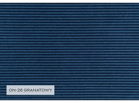 Tmavě modrá manšestrová rozkládací rohová pohovka (levý roh) Lofty Lilly – Miuform
