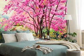 Tapeta himálajské třešně - 225x150 cm