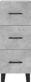 Skříň highboard betonově šedá 34,5x34x180 cm kompozitní dřevo 3198877