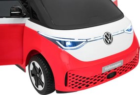 Elektrické autíčko Volkswagen ID BUZZ červené