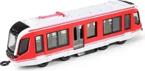 RAPPA 235571 Kovová tramvaj červená 20 cm / od 3 let