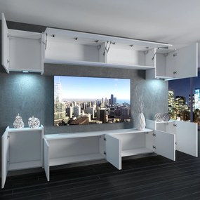 Obývací stěna Belini Premium Full Version dub sonoma+ LED osvětlení Nexum 72