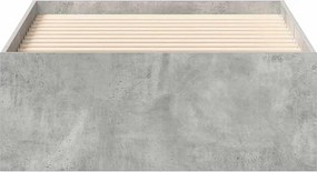 Rám postele betonově šedý 90 x 200 cm 3203827