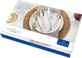 Villeroy&Boch Villeroy & Boch Arthur kartáčovaná příborová sada, 24 ks, 44 × 28 × 5 cm