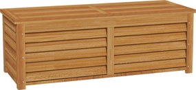 Outsunny Zahradní Úložný Box 176L z Dřeva s Úchyty, rozměry 130L x 50W x 45H cm
