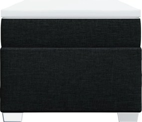 Box spring postel s matrací černá 100 x 200 cm textil 3285111