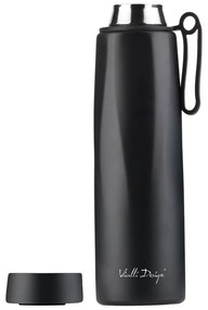 Černá termoska 500 ml Fuori – Vialli Design