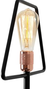 Nordic Design Černé kovové nástěnné světlo Jolita