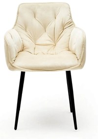 Čalouněné Židle Santos Béžový Velvet