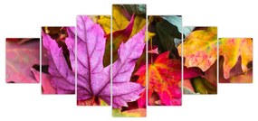 Obraz - podzimní listy (210x100 cm)