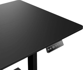 Elektrický psací stůl 140x80cm Rapalo černý