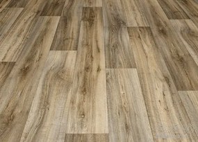 Breno PVC PURETEX Lime Oak 169M – tmavší dřevo, šíře 300 cm