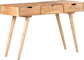 Toaletní stolek se zrcadlem 112 x 45 x 76 cm masivní akácie 323590