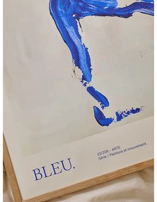 Plakát 50x70 cm Bleu – Lucrecia Rey Caro – The Poster Club