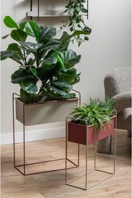 Kovové stojany na květiny v sadě 2 ks (výška 65 cm) Reina – PT LIVING