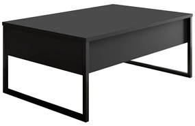 Konferenční stolek Luxe Anthracite and Black