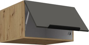 ARIA pa | horní skříňka 60 NAGU-36 1F výklopná | 60 cm | HLUBOKÁ | ANTI FINGERPRINT povrch | artisan/šedá grafit