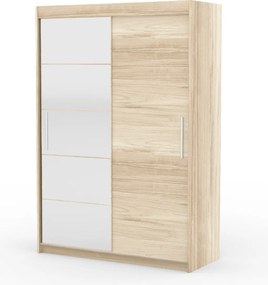 ADRK Furniture Posuvná skříň se zrcadlem ESTI 150 SW-ESI-150-S