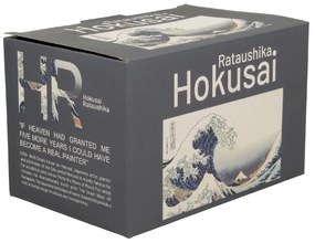 Porcelánový hrnek Hokusai The Great Wave 350 ml sada 2ks