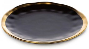 Keramický talíř Lissa 20 cm černý