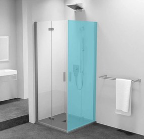 Polysan Zoom Line - Sprchové dveře skládací 70x200 cm, levé, Antidrop, čiré sklo/chrom ZL4715L