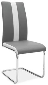 Jídelní židle Latia, šedá / bílá
