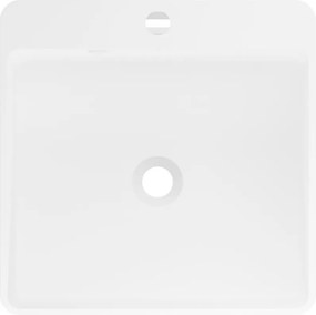Mexen Neva volně stojící umyvadlo z konglomerátu 45 x 45 cm, bílá mat - 26614500