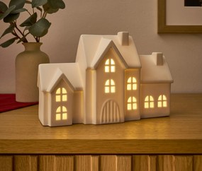 Tchibo - LED vesnička - barva: bílá