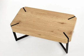 Konferenční stolek- LAVIDA- Zlatý dub / Černý
