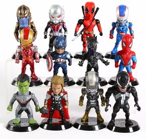 SET Figurky Marvel Avengers 12 ks