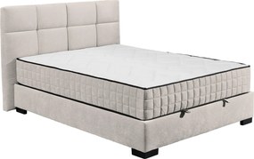 XXXLutz AMERICKÁ POSTEL, 140/200 cm, béžová MID.YOU - Postele s úložným prostorem - 002220053407
