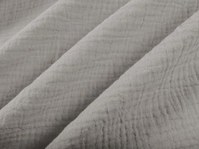 Biante Mušelínový povlak na polštář MSN-012 Světle šedý 40 x 40 cm