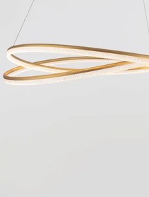 Designový lustr Ophelia zlatá