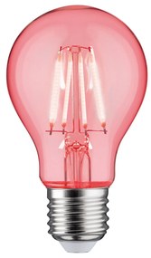 Paulmann 28723, LED žárovka s červeným světlem, 1,3W LED E27, výška 10,6cm