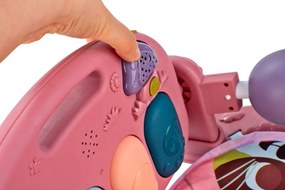 Creative Corner Vzdělávací podložka s klavírem a chrastítky růžová