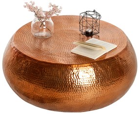 Invicta Konferenční stolek ORIENT 80cm měděný 38395