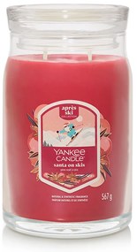 Yankee Candle Vonná svíčka velká Signature Santa On Skis, 567 g, L