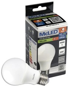 LED žárovka E27 McLED 4,8W (40W) neutrální bílá (4000K) ML-321.097.87.0