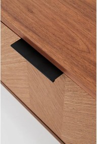 TV stolek v dekoru ořechu v tmavě přírodní barvě 180x51x40 cm Duvberg – Jotex